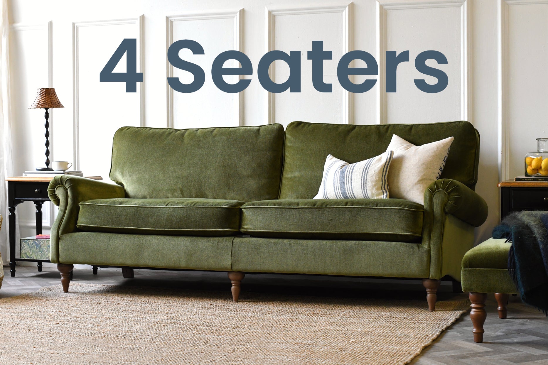 4 Seater Sofas – SofaSofa