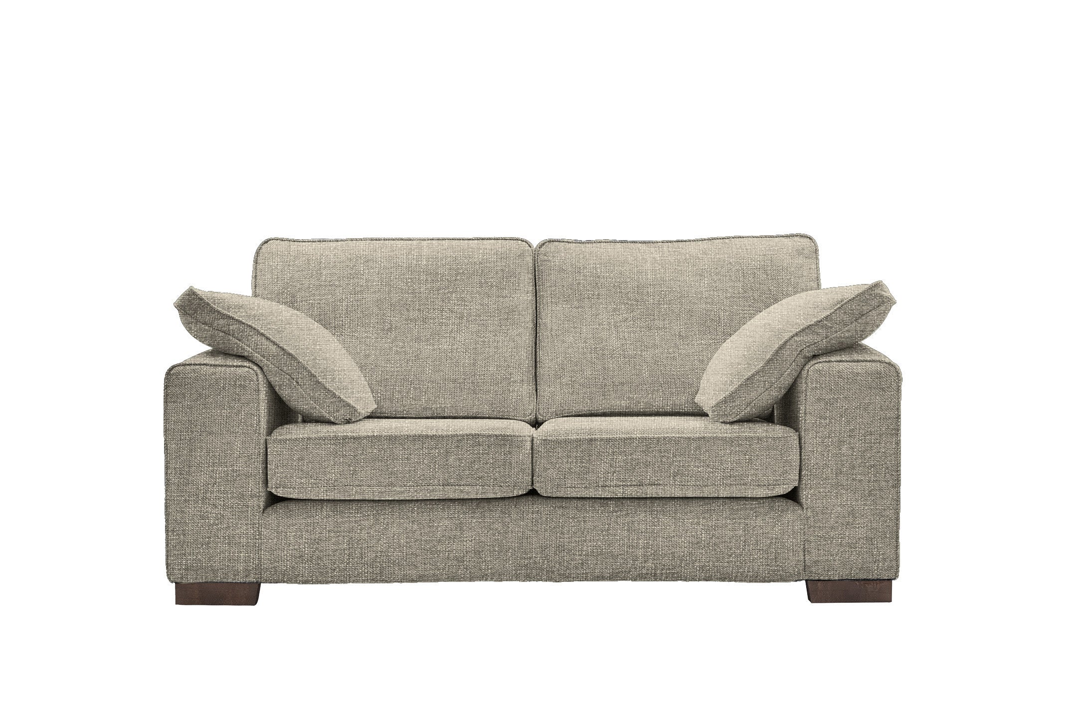 Denver 2 Seater Sofa Hopsack Stone – SofaSofa