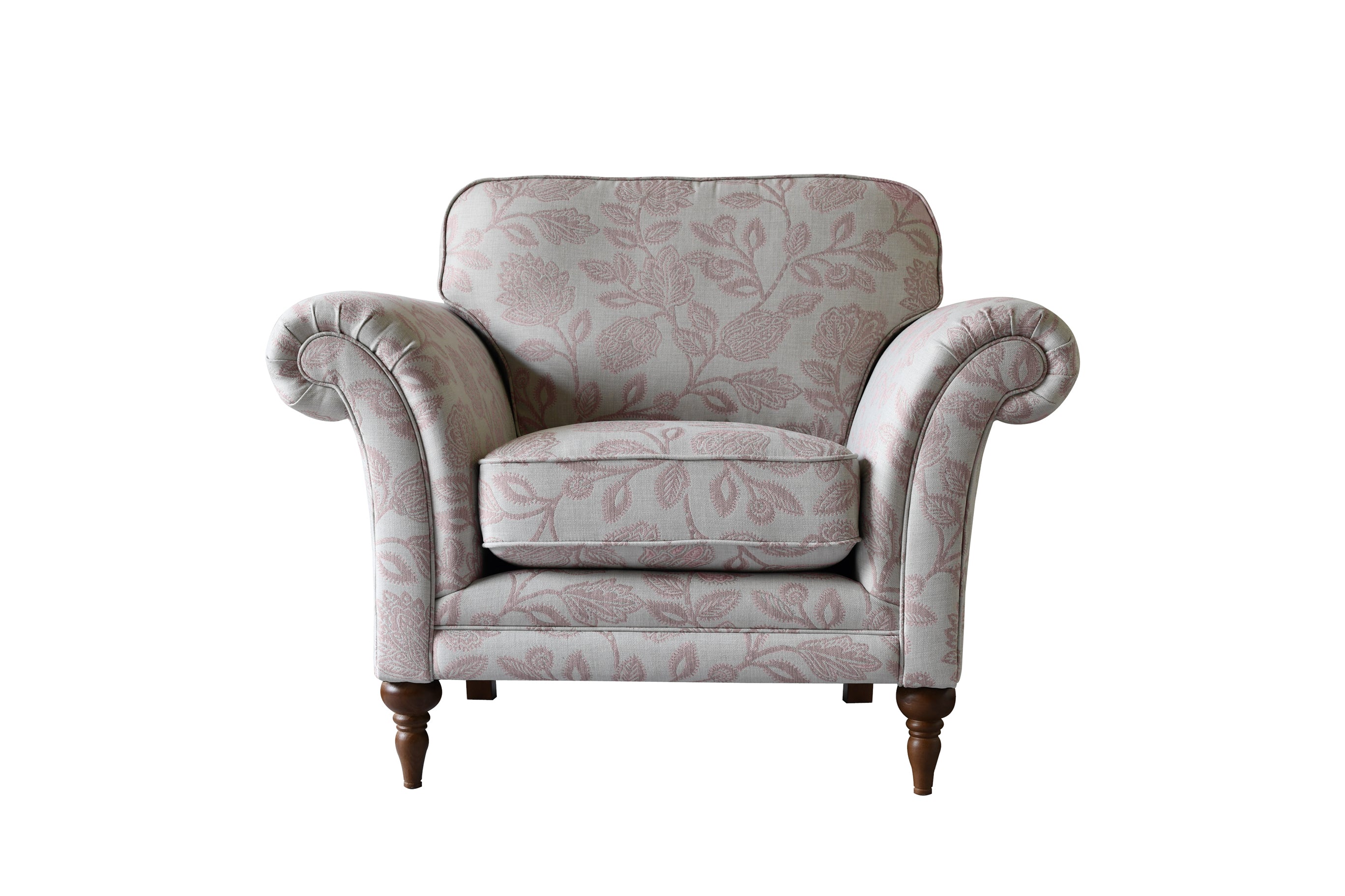 Clifton Armchair Henley Dusky Pink – SofaSofa
