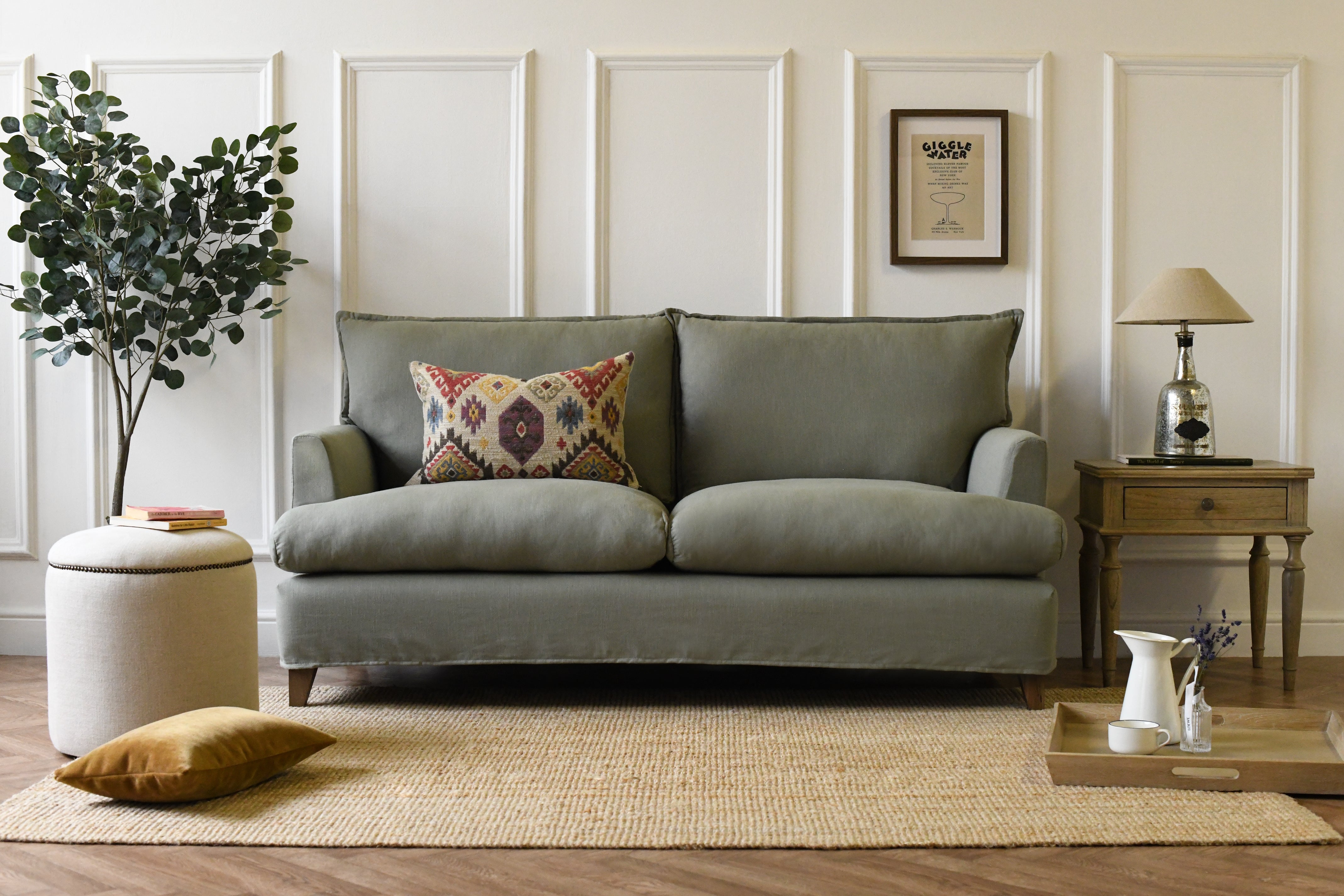 Padstow 3 Seater Sofa Capri Lichen – SofaSofa