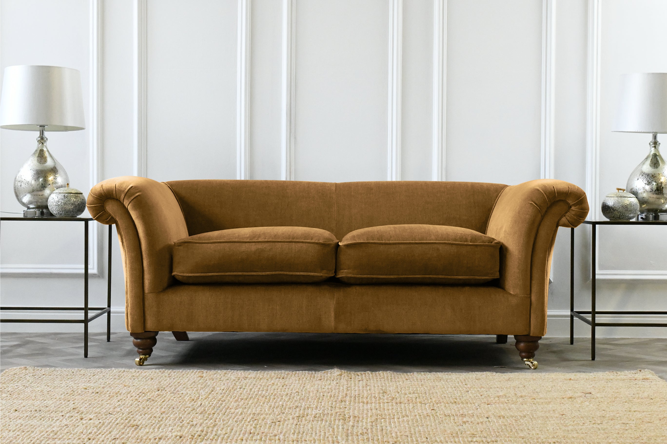 Morgan 2 Seater Sofa Manolo Cinnamon – SofaSofa