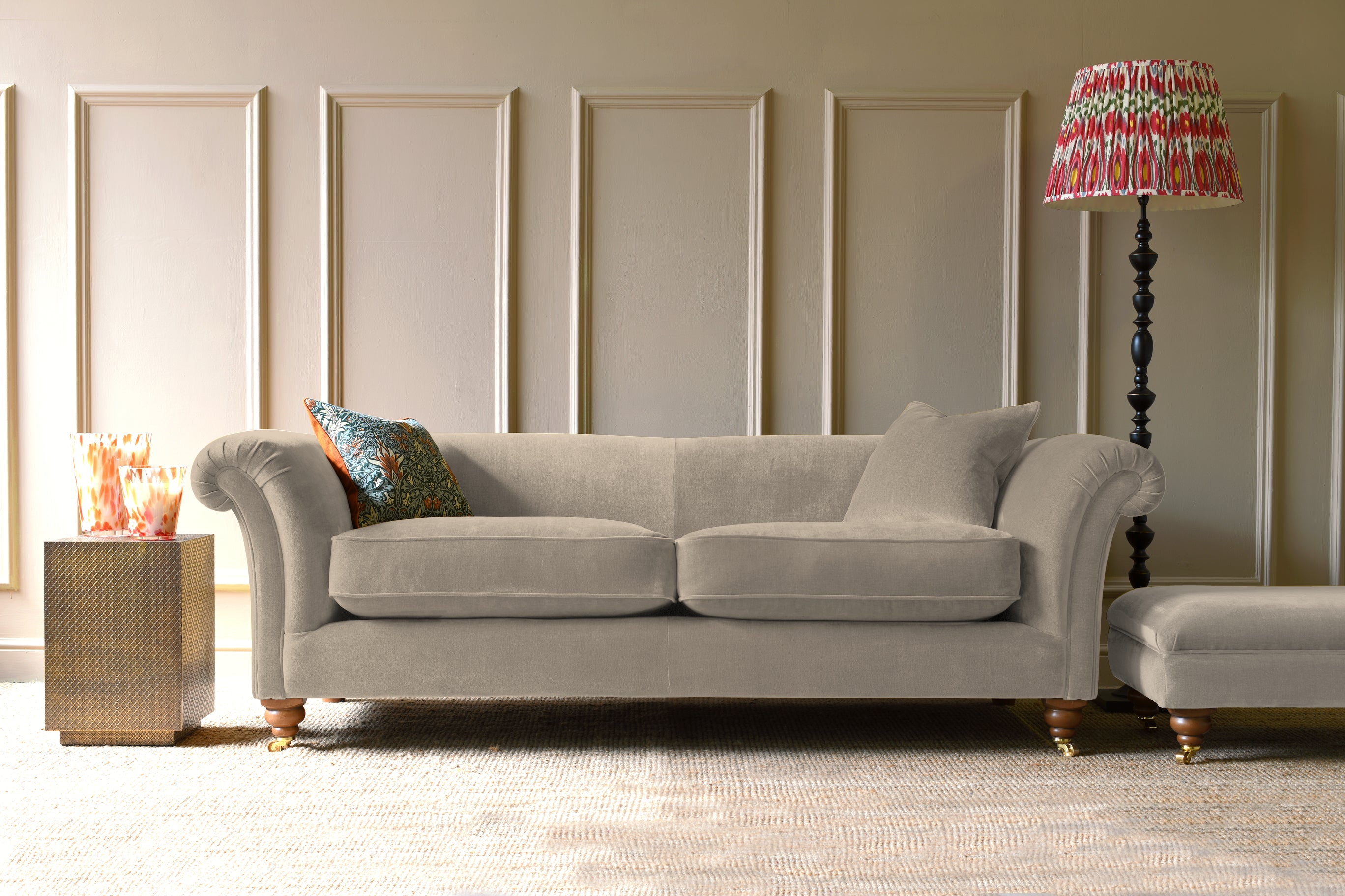 Morgan 3 Seater Sofa Manolo Fog – SofaSofa