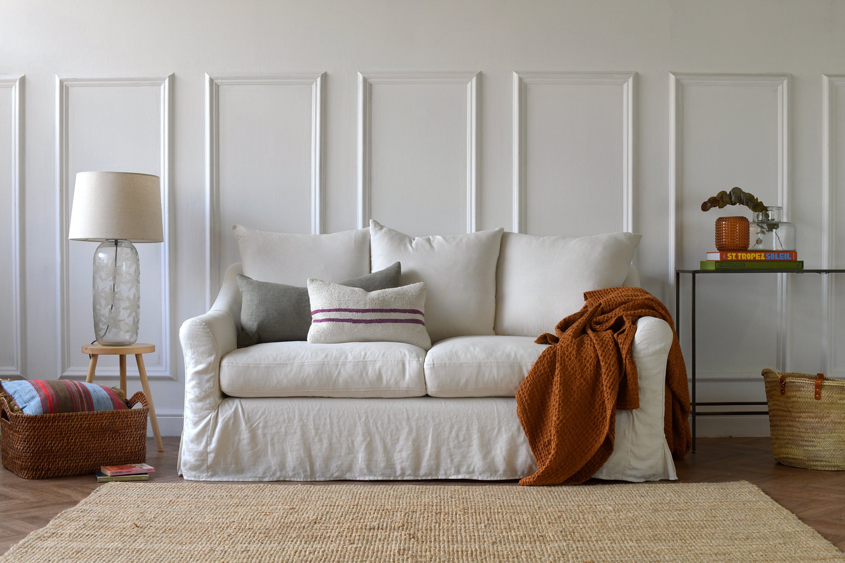 Alice 3 Seater Sofa Marque Ivory – SofaSofa