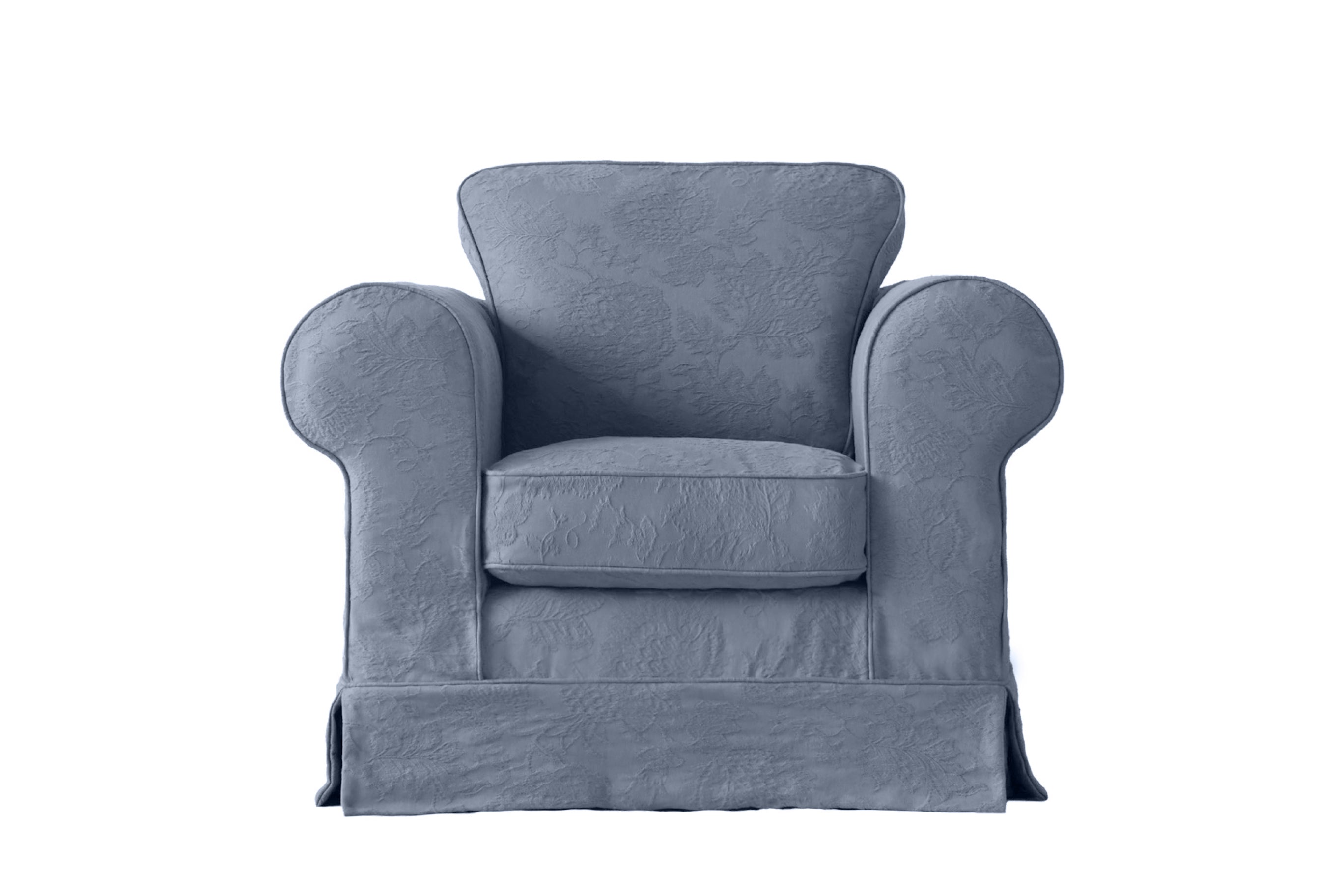 Albany Club Chair Shaftesbury Cornflower Blue – SofaSofa