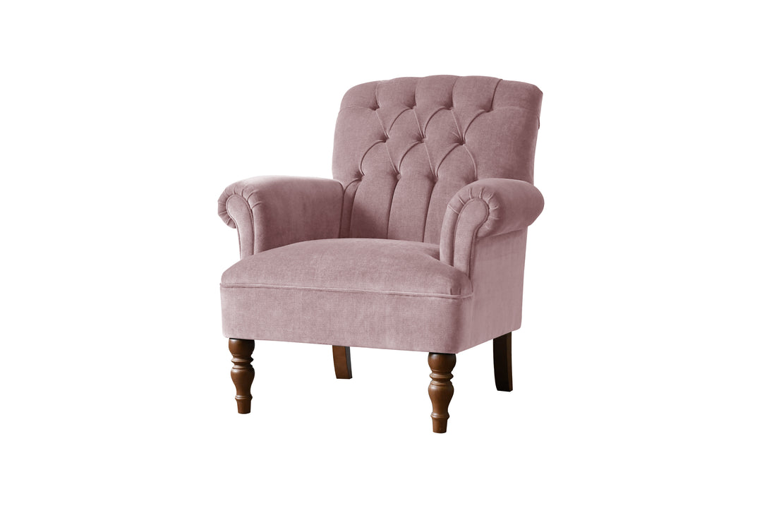 Bella Companion Chair Manolo Dusky Pink – SofaSofa