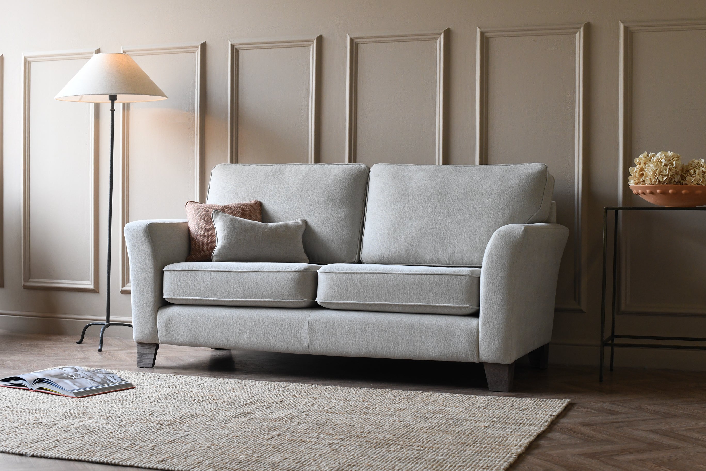 Chiswick 3 Seater Sofa Willow Hessian – SofaSofa