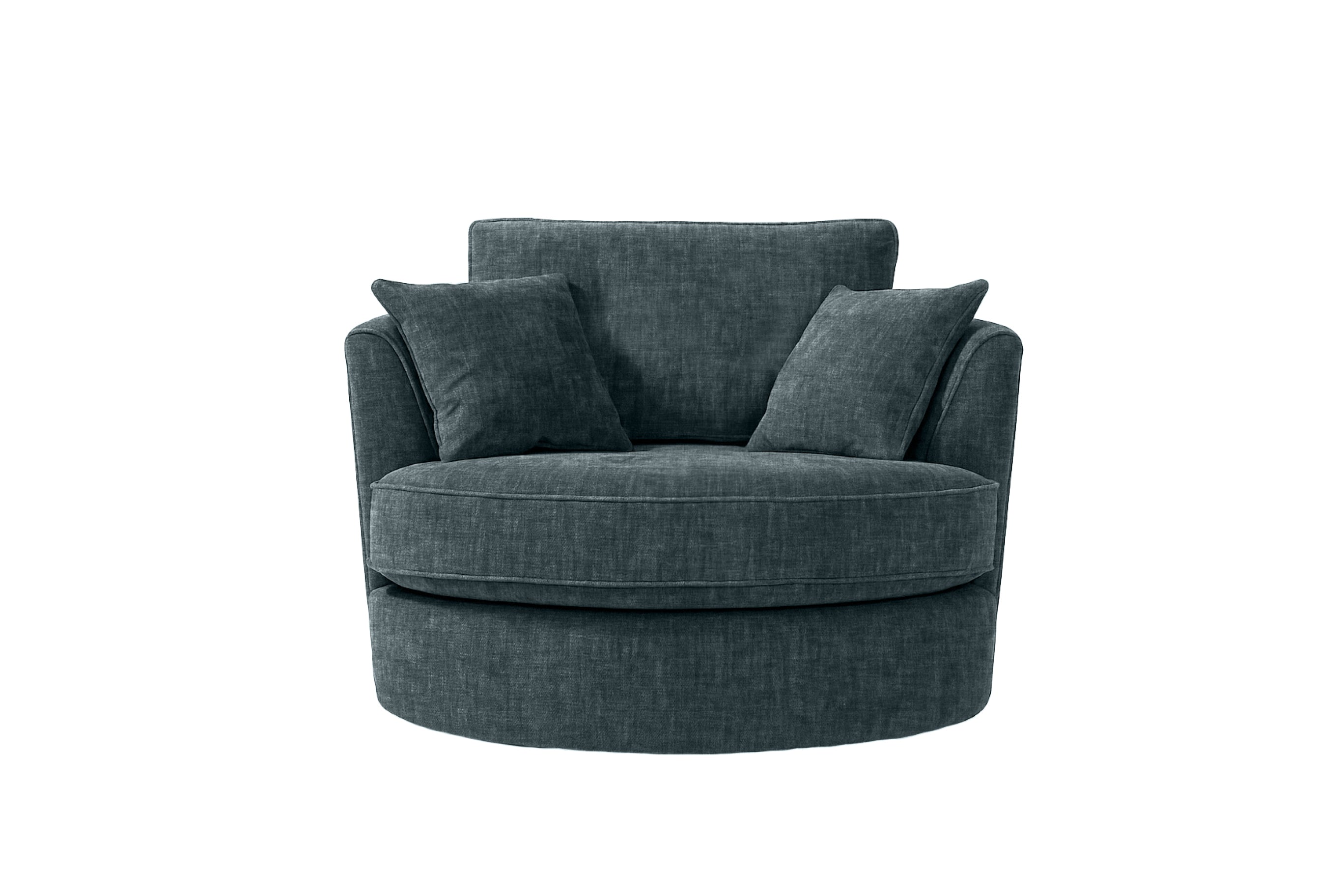 Poppy Swivel Chair Brunswick Teal – SofaSofa