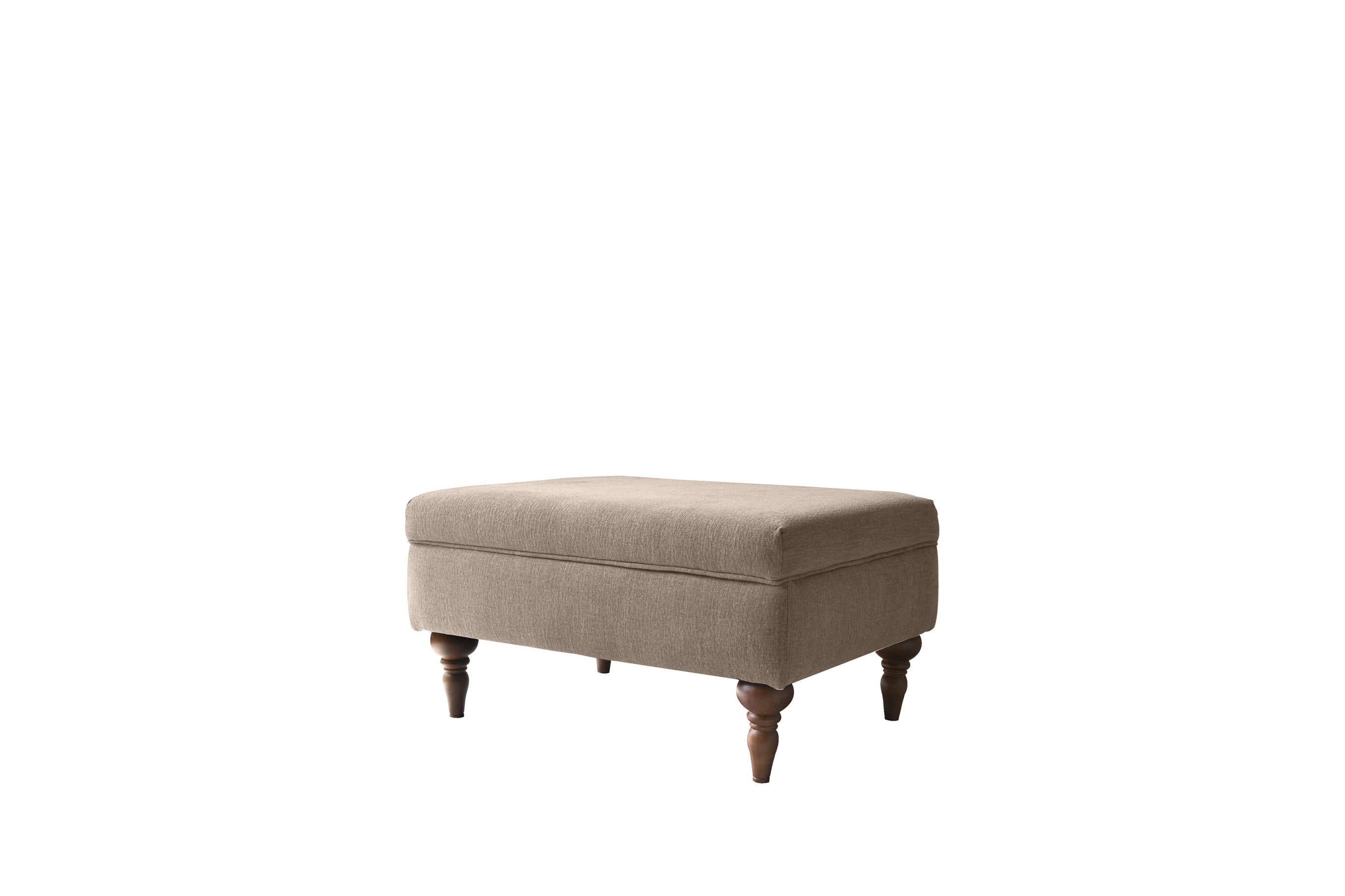 Agatha Storage Stool Willow Latte – SofaSofa