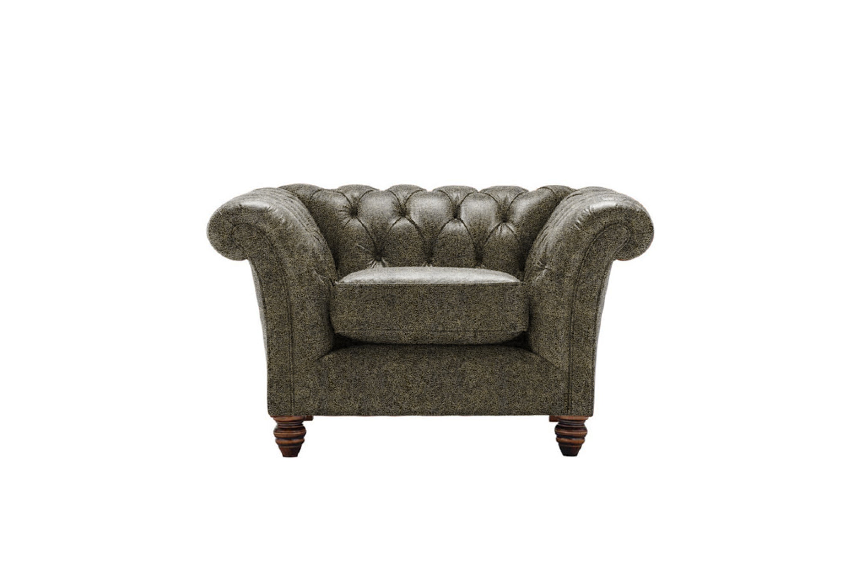 Cambridge Club Chair Vintage Green – SofaSofa