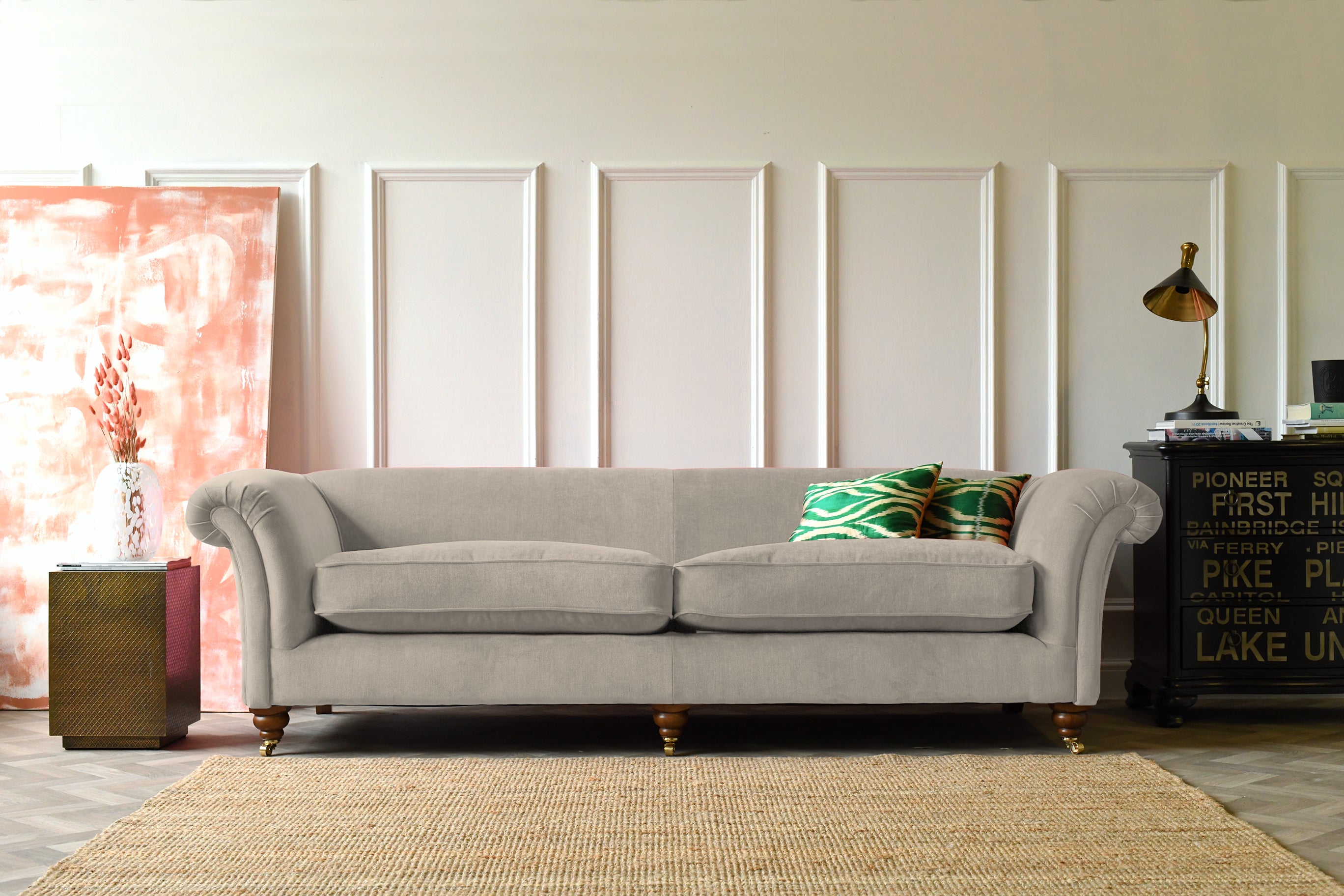 Morgan 4 Seater Sofa Manolo Fog – SofaSofa