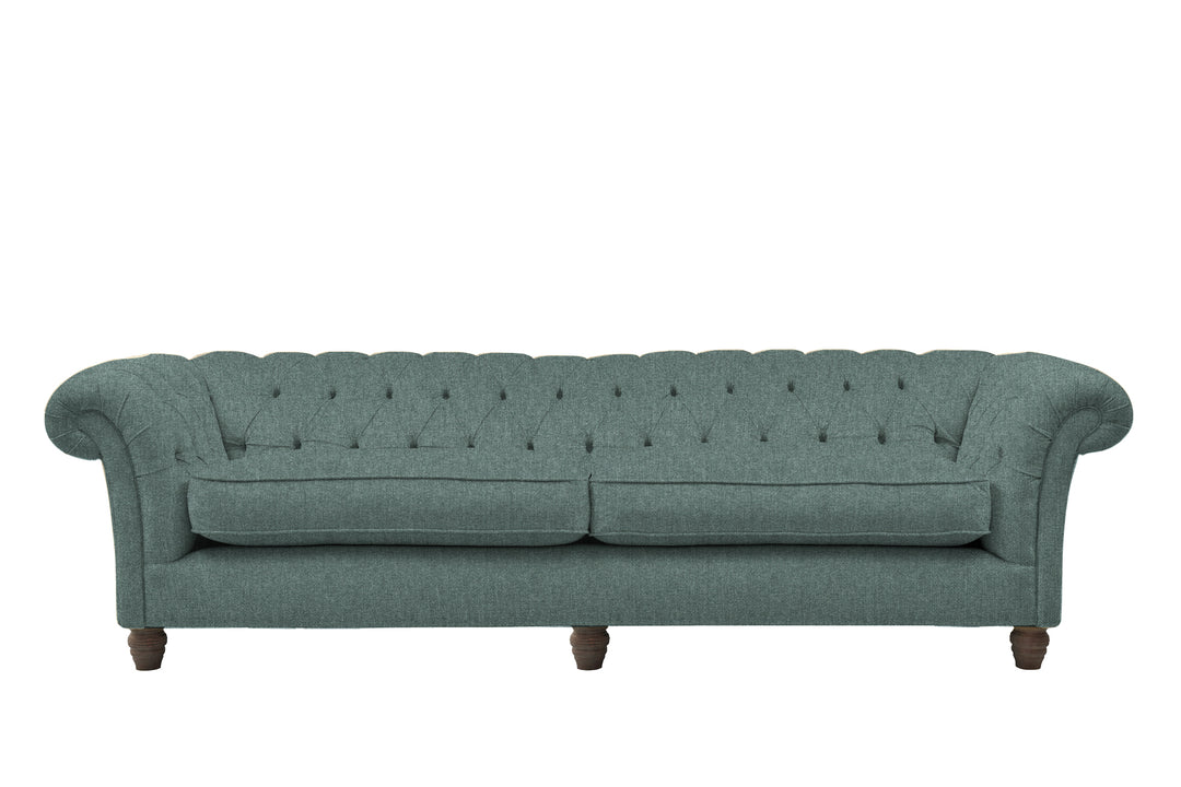 Grosvenor 4 Seater Sofa Orly Teal – SofaSofa
