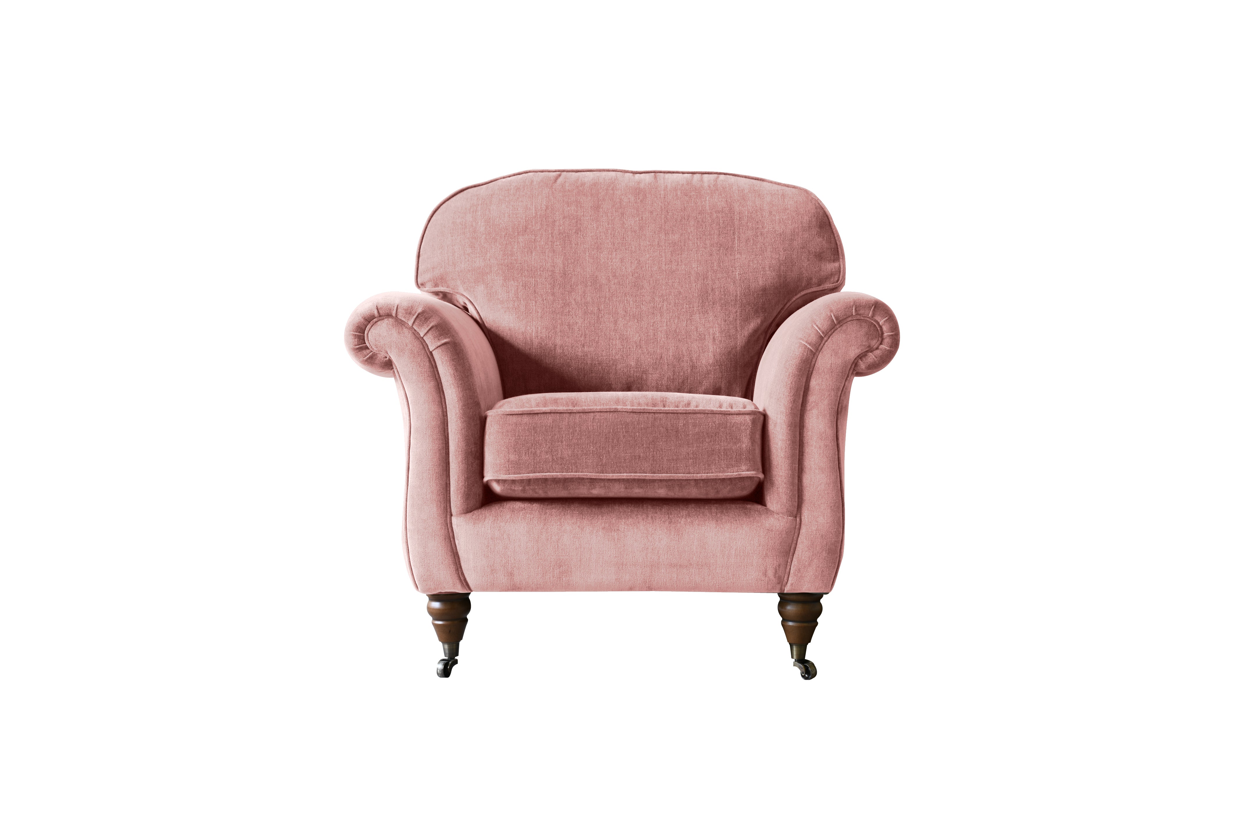 Lydia Armchair Manolo Dusky Pink – SofaSofa