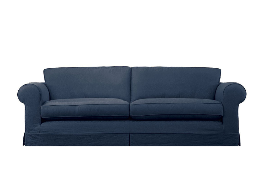 Albany 4 Seater Sofa Kingston Dark Blue – SofaSofa