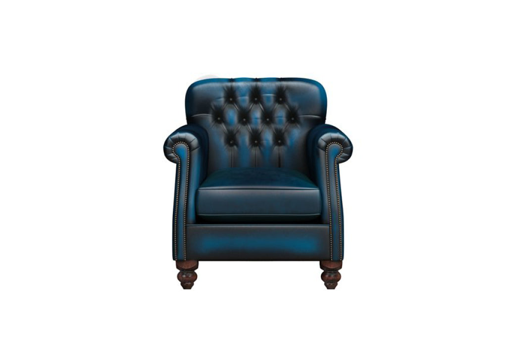 Victoria Armchair Antique Blue – SofaSofa